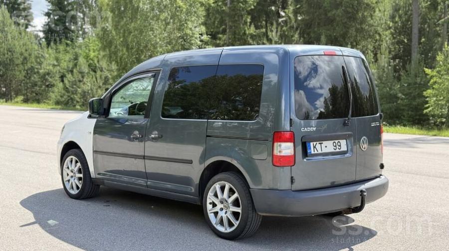 Grey Volkswagen Caddy 2005 in Madona, with an engine capacity of 1.90 L and mileage of 555 thousand km for 3100 €, photo 6 on AUTOMOTO.COM.LV