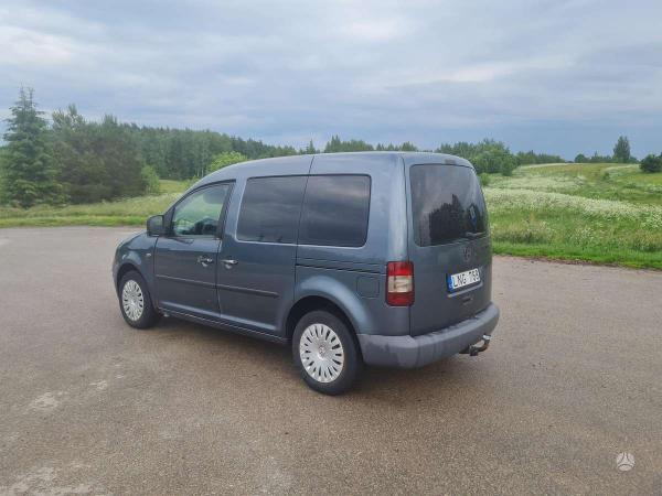 Grey Volkswagen Caddy 2005 in Vilnius, with an engine capacity of 1.90 L and mileage of 340 thousand km for 2100 €, photo 3 on AUTOMOTO.COM.LV