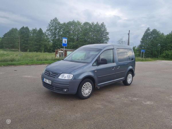 Grey Volkswagen Caddy 2005 in Vilnius, with an engine capacity of 1.90 L and mileage of 340 thousand km for 2100 €, photo 4 on AUTOMOTO.COM.LV