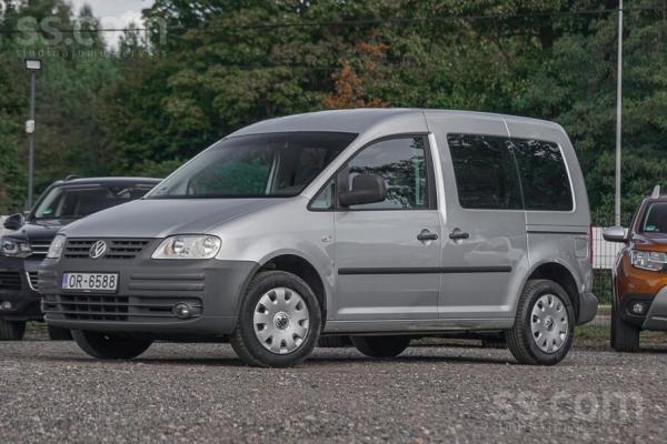 Pelēks Volkswagen Caddy 2005 Rīga, ar dzinēja tilpumu 1.60 L un nobraukumu 233 tūkst. km par 3990 €, foto 1 vietnē AUTOMOTO.COM.LV