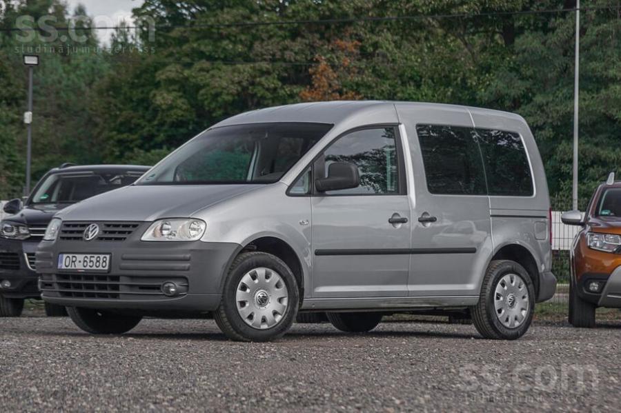 Pelēks Volkswagen Caddy 2005 Rīga, ar dzinēja tilpumu 1.60 L un nobraukumu 233 tūkst. km par 3990 €, foto 1 vietnē AUTOMOTO.COM.LV