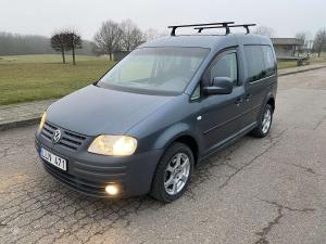 Grey Volkswagen Caddy 2006 in Kaunas, with an engine capacity of 1.90 L and mileage of 290 thousand km for 2600 €, photo 6 on AUTOMOTO.COM.LV