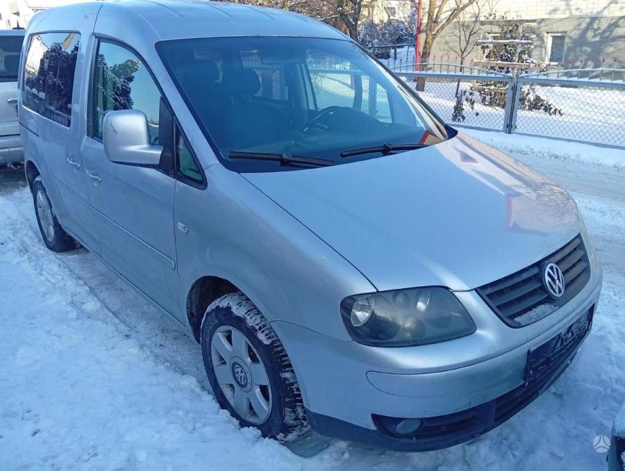 Grey Volkswagen Caddy 2006 in Marijampole, with an engine capacity of 1.90 L and mileage of 20 thousand km for 2400 €, photo 1 on AUTOMOTO.COM.LV