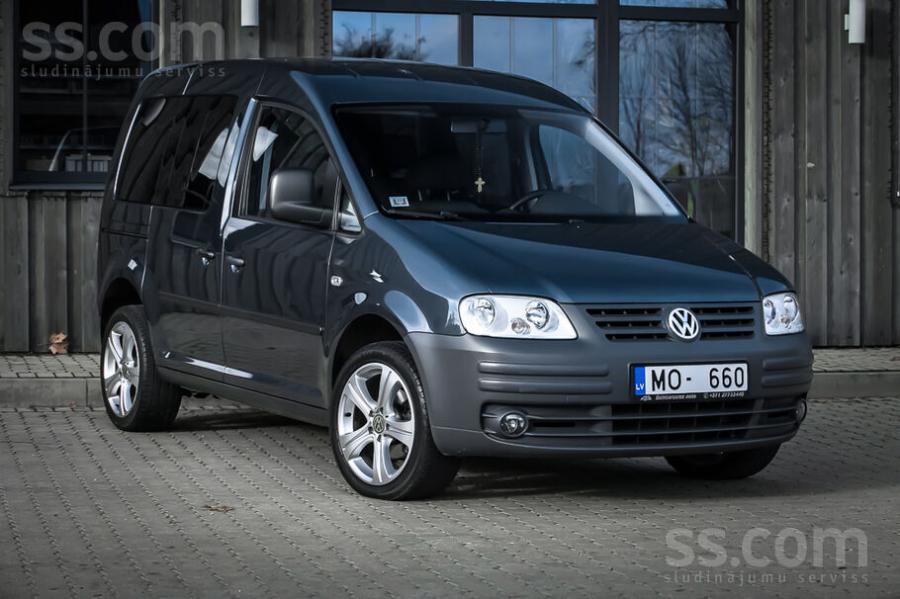 Pelēks Volkswagen Caddy 2006 Tukums, ar dzinēja tilpumu 1.90 L un nobraukumu 187 tūkst. km par 4500 €, foto 1 vietnē AUTOMOTO.COM.LV