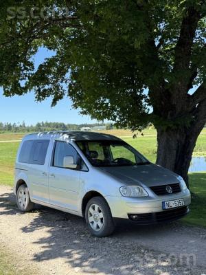 Grey Volkswagen Caddy 2006 in Kuldiga, with an engine capacity of 1.90 L and mileage of 276 thousand km for 3000 €, photo  on AUTOMOTO.COM.LV