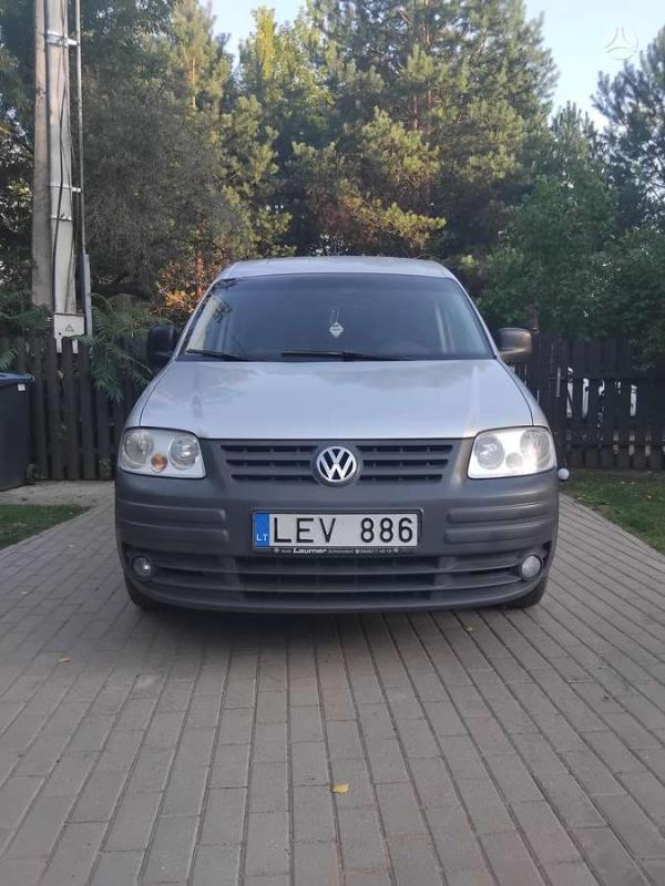 Grey Volkswagen Caddy 2006 in Vilnius, with an engine capacity of 1.90 L and mileage of 280 thousand km for 3050 €, photo 1 on AUTOMOTO.COM.LV