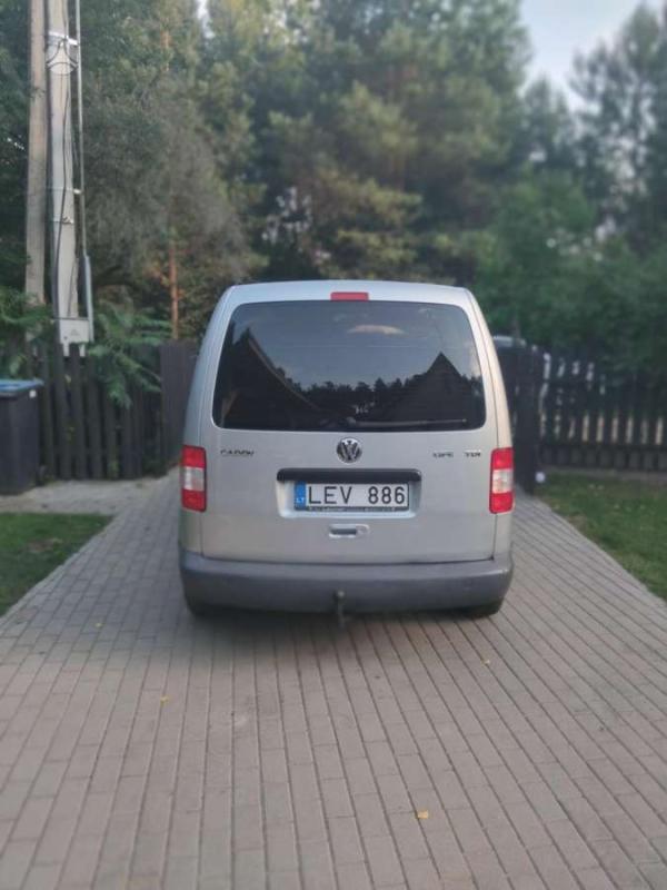 Grey Volkswagen Caddy 2006 in Vilnius, with an engine capacity of 1.90 L and mileage of 280 thousand km for 3050 €, photo 7 on AUTOMOTO.COM.LV