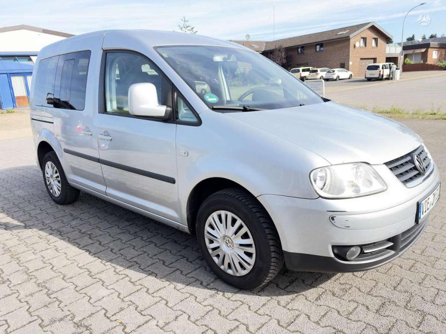 Grey Volkswagen Caddy 2006 in Jurbarkas, with an engine capacity of 1.60 L and mileage of 257 thousand km for 3150 €, photo 6 on AUTOMOTO.COM.LV