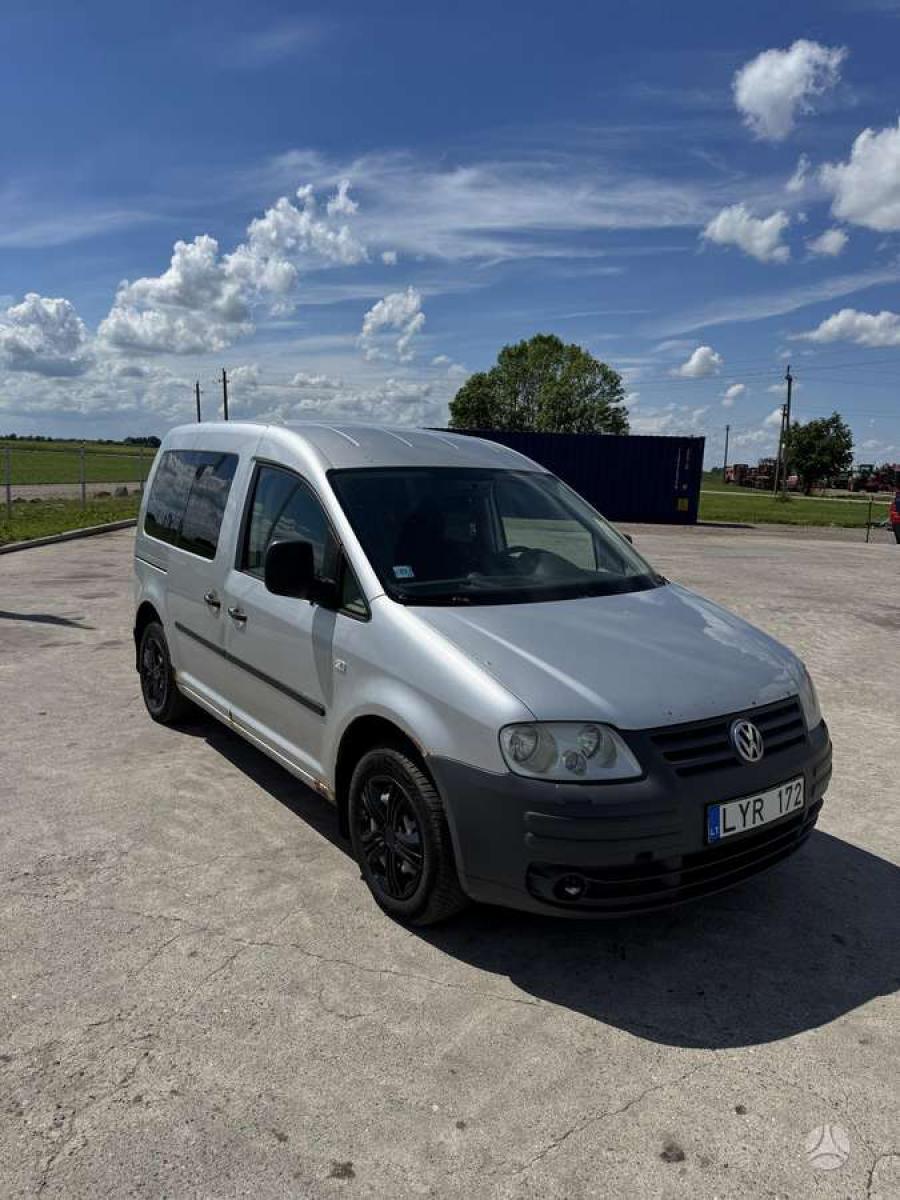 Pelēks Volkswagen Caddy 2007 Marijampole, ar dzinēja tilpumu 1.90 L un nobraukumu 486 tūkst. km par 1000 €, foto 1 vietnē AUTOMOTO.COM.LV