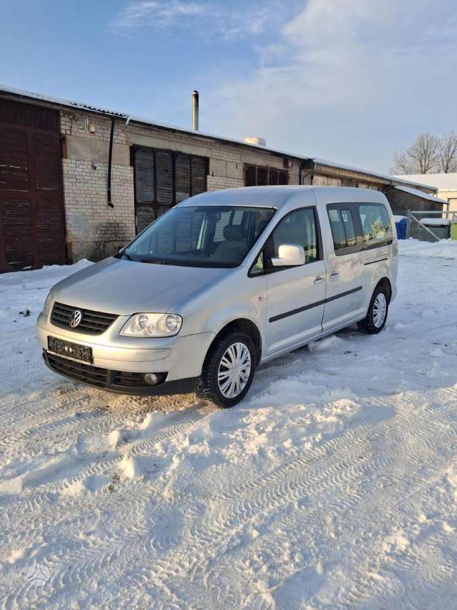 Grey Volkswagen Caddy 2008 in Rokiskis, with an engine capacity of 1.90 L and mileage of 264 thousand km for 3150 €, photo 2 on AUTOMOTO.COM.LV