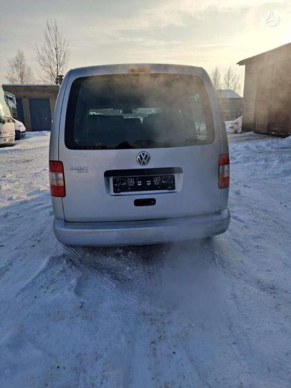 Grey Volkswagen Caddy 2008 in Rokiskis, with an engine capacity of 1.90 L and mileage of 264 thousand km for 3150 €, photo 6 on AUTOMOTO.COM.LV