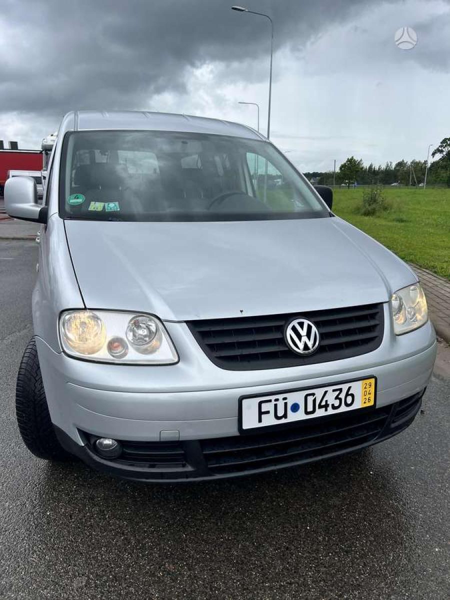 Grey Volkswagen Caddy 2008 in Kaunas, with an engine capacity of 1.90 L and mileage of 310 thousand km for 4950 €, photo 1 on AUTOMOTO.COM.LV