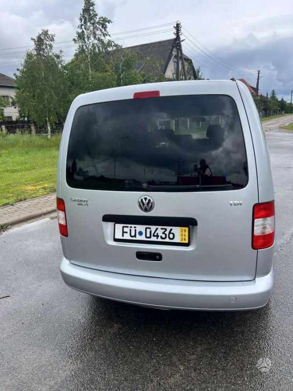 Pelēks Volkswagen Caddy 2008 Kauņa, ar dzinēja tilpumu 1.90 L un nobraukumu 310 tūkst. km par 4950 €, foto 4 vietnē AUTOMOTO.COM.LV