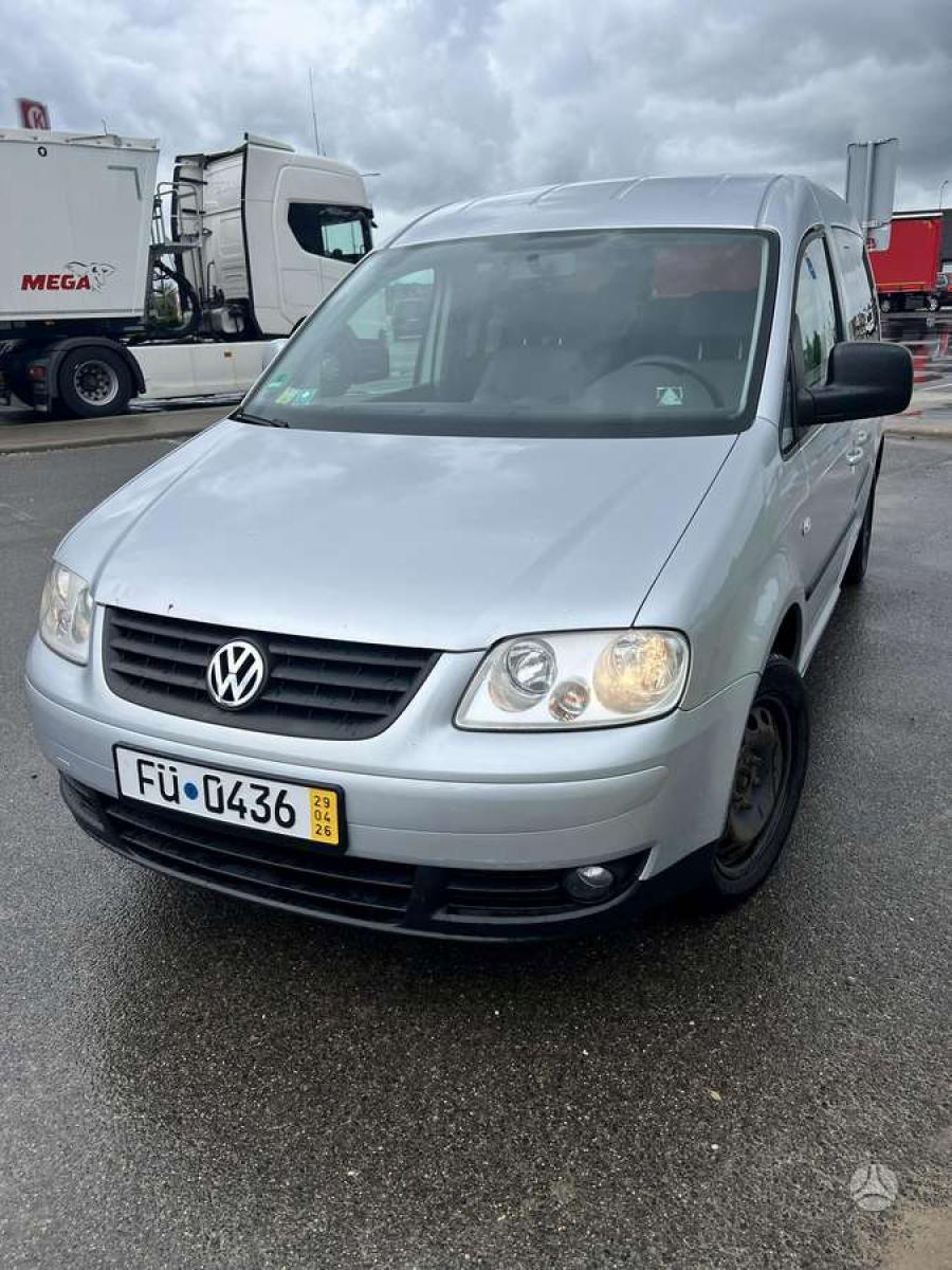 Grey Volkswagen Caddy 2008 in Kaunas, with an engine capacity of 1.90 L and mileage of 310 thousand km for 4950 €, photo 7 on AUTOMOTO.COM.LV