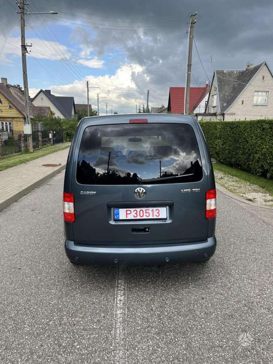 Grey Volkswagen Caddy 2008 in Kedainiai, with an engine capacity of 1.90 L and mileage of 251 thousand km for 5650 €, photo 6 on AUTOMOTO.COM.LV