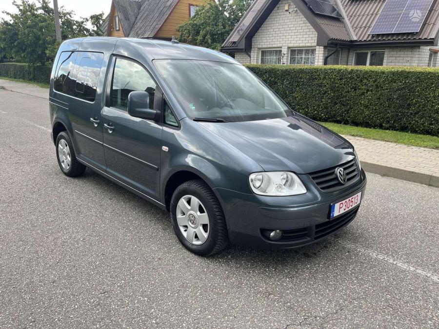 Grey Volkswagen Caddy 2008 in Kedainiai, with an engine capacity of 1.90 L and mileage of 251 thousand km for 5650 €, photo 9 on AUTOMOTO.COM.LV