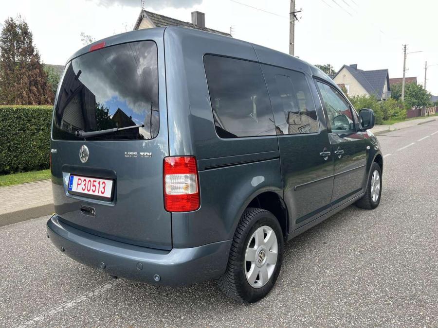 Grey Volkswagen Caddy 2008 in Kedainiai, with an engine capacity of 1.90 L and mileage of 251 thousand km for 5650 €, photo 12 on AUTOMOTO.COM.LV