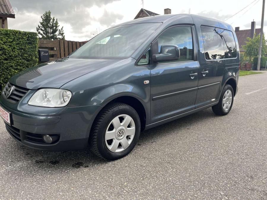Grey Volkswagen Caddy 2008 in Kedainiai, with an engine capacity of 1.90 L and mileage of 251 thousand km for 5650 €, photo 13 on AUTOMOTO.COM.LV