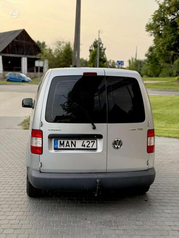 Grey Volkswagen Caddy 2008 in Vilnius, with an engine capacity of 1.90 L and mileage of 296 thousand km for 4400 €, photo 4 on AUTOMOTO.COM.LV
