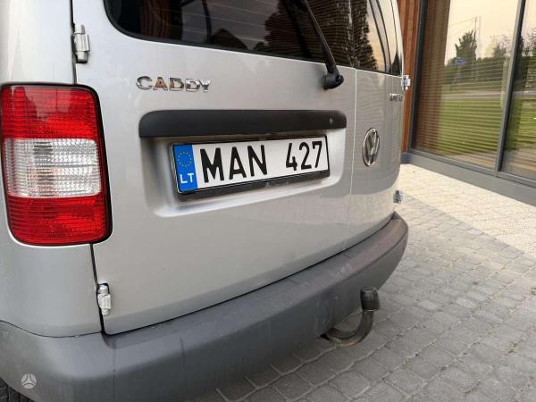 Grey Volkswagen Caddy 2008 in Vilnius, with an engine capacity of 1.90 L and mileage of 296 thousand km for 4400 €, photo 10 on AUTOMOTO.COM.LV