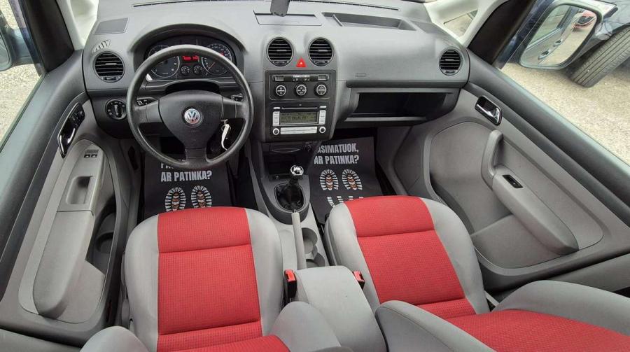 Pelēks Volkswagen Caddy 2008 Kauņa, ar dzinēja tilpumu 1.39 L un nobraukumu 165 tūkst. km par 3650 €, foto 8 vietnē AUTOMOTO.COM.LV