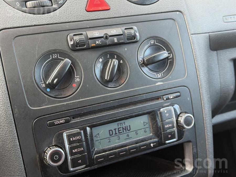 Grey Volkswagen Caddy 2008 in Riga, with an engine capacity of 1.90 L and mileage of 465 thousand km for 2090 €, photo 12 on AUTOMOTO.COM.LV