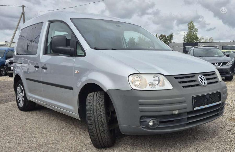 Pelēks Volkswagen Caddy 2008 Kauņa, ar dzinēja tilpumu 1.98 L un nobraukumu 360 tūkst. km par 2550 €, foto 5 vietnē AUTOMOTO.COM.LV