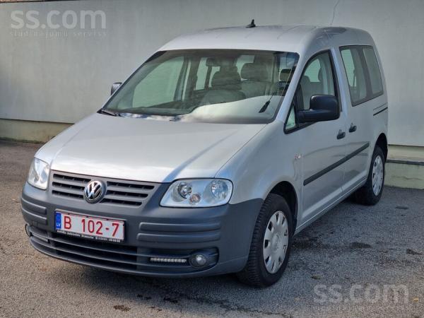 Grey Volkswagen Caddy 2008 in Ogre, with an engine capacity of 1.90 L and mileage of 310 thousand km for 4650 €, photo 1 on AUTOMOTO.COM.LV