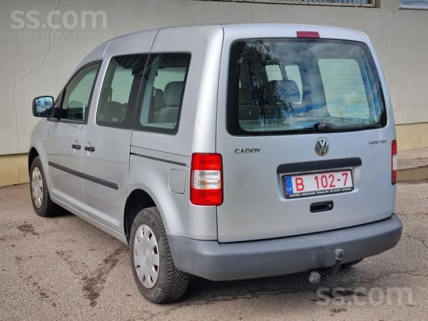 Grey Volkswagen Caddy 2008 in Ogre, with an engine capacity of 1.90 L and mileage of 310 thousand km for 4650 €, photo 7 on AUTOMOTO.COM.LV