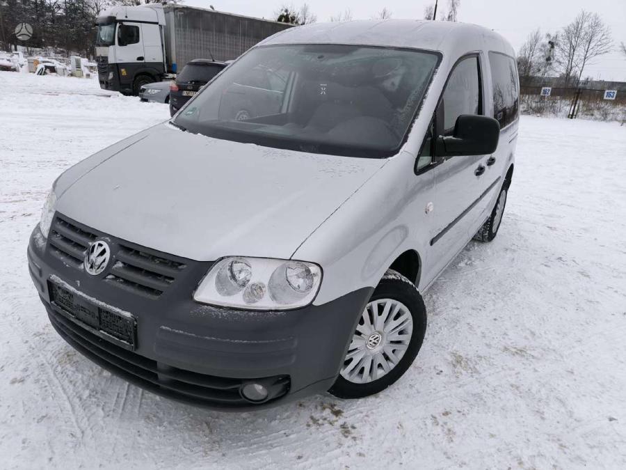 Grey Volkswagen Caddy 2009 in Alytus, with an engine capacity of 1.90 L and mileage of 283 thousand km for 4800 €, photo 1 on AUTOMOTO.COM.LV