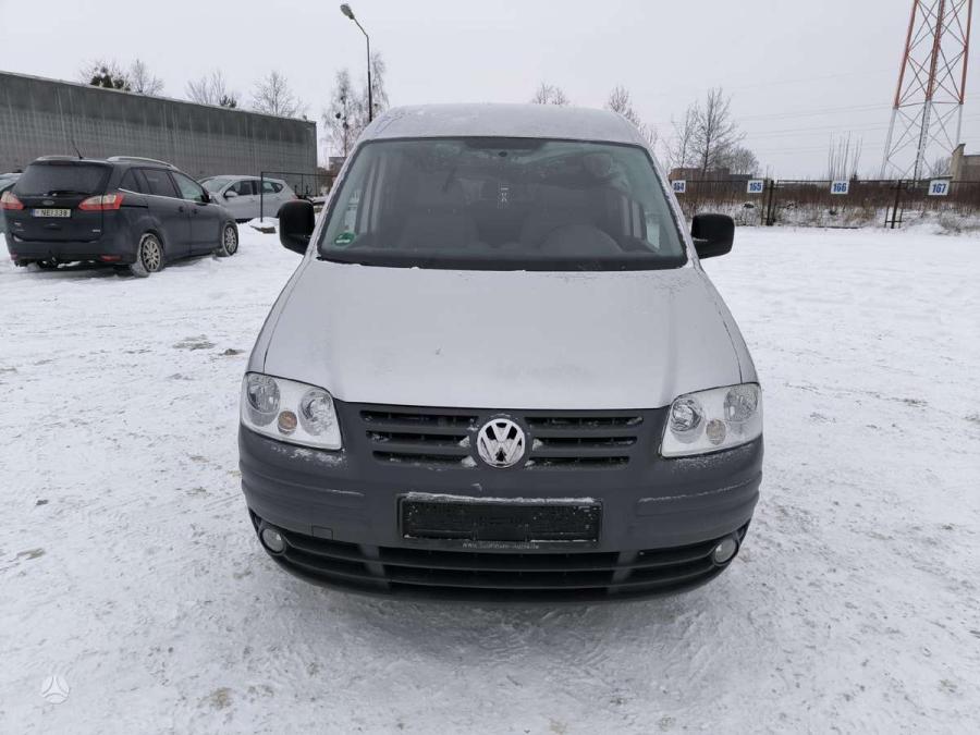 Grey Volkswagen Caddy 2009 in Alytus, with an engine capacity of 1.90 L and mileage of 283 thousand km for 4800 €, photo 3 on AUTOMOTO.COM.LV
