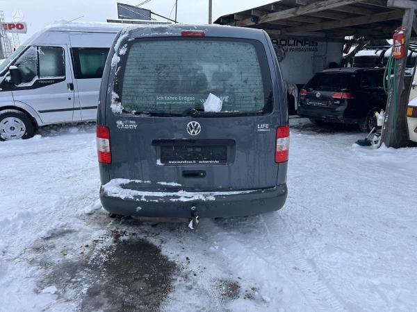 Pelēks Volkswagen Caddy 2009 Kauņa, ar dzinēja tilpumu 2.00 L un nobraukumu 380 tūkst. km par 2880 €, foto 6 vietnē AUTOMOTO.COM.LV