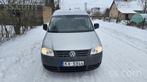 Grey Volkswagen Caddy 2009 in Valmiera, with an engine capacity of 1.90 L and mileage of 376 thousand km for 4800 €, photo 7 on AUTOMOTO.COM.LV