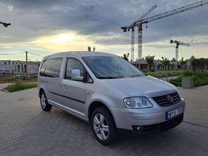 Grey Volkswagen Caddy 2009 in Vilnius, with an engine capacity of 1.60 L and mileage of 218 thousand km for 5450 €, photo 5 on AUTOMOTO.COM.LV