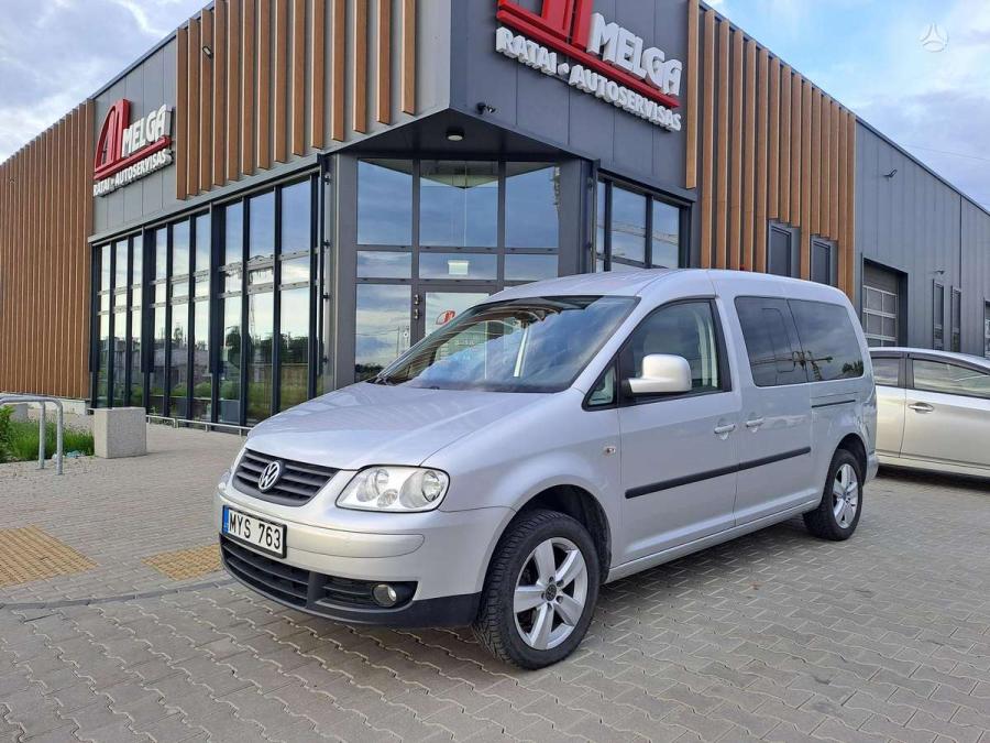 Grey Volkswagen Caddy 2009 in Vilnius, with an engine capacity of 1.60 L and mileage of 218 thousand km for 5450 €, photo 6 on AUTOMOTO.COM.LV