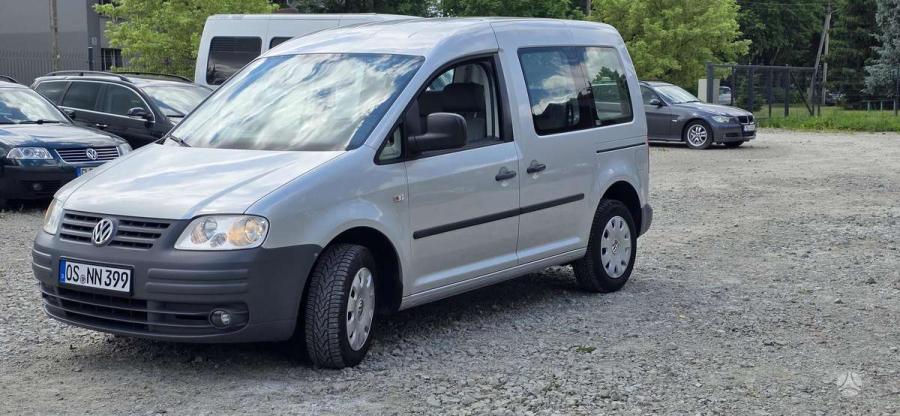 Grey Volkswagen Caddy 2009 in Vilkaviskis, with an engine capacity of 1.90 L and mileage of 309 thousand km for 3750 €, photo 1 on AUTOMOTO.COM.LV