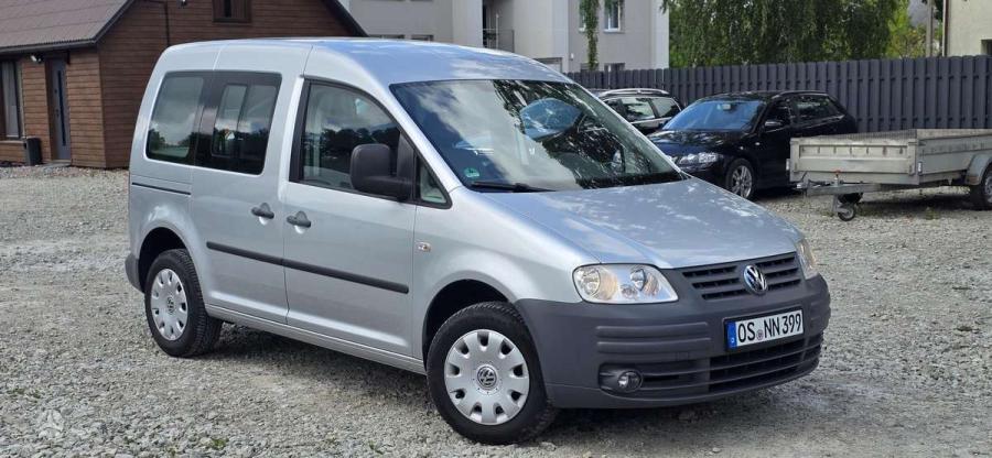 Grey Volkswagen Caddy 2009 in Vilkaviskis, with an engine capacity of 1.90 L and mileage of 309 thousand km for 3750 €, photo 4 on AUTOMOTO.COM.LV