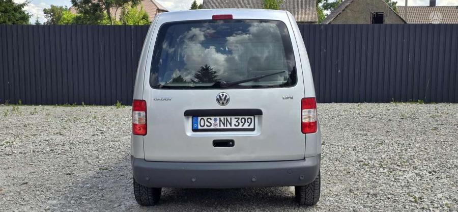 Grey Volkswagen Caddy 2009 in Vilkaviskis, with an engine capacity of 1.90 L and mileage of 309 thousand km for 3750 €, photo 7 on AUTOMOTO.COM.LV