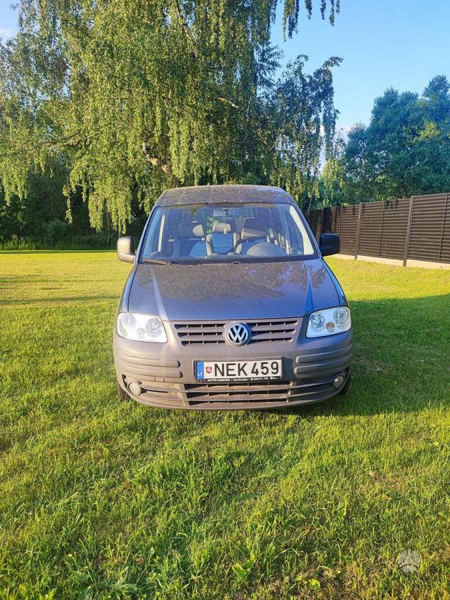 Pelēks Volkswagen Caddy 2009 Prienai, ar dzinēja tilpumu 1.90 L un nobraukumu 198 tūkst. km par 5500 €, foto 1 vietnē AUTOMOTO.COM.LV