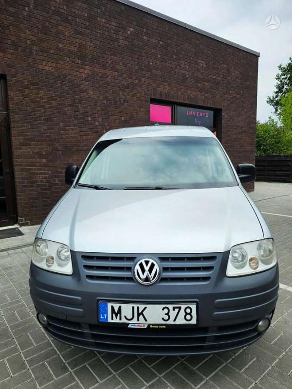 Grey Volkswagen Caddy 2009 in Kaisiadorys, with an engine capacity of 1.90 L and mileage of 399 thousand km for 3750 €, photo 10 on AUTOMOTO.COM.LV