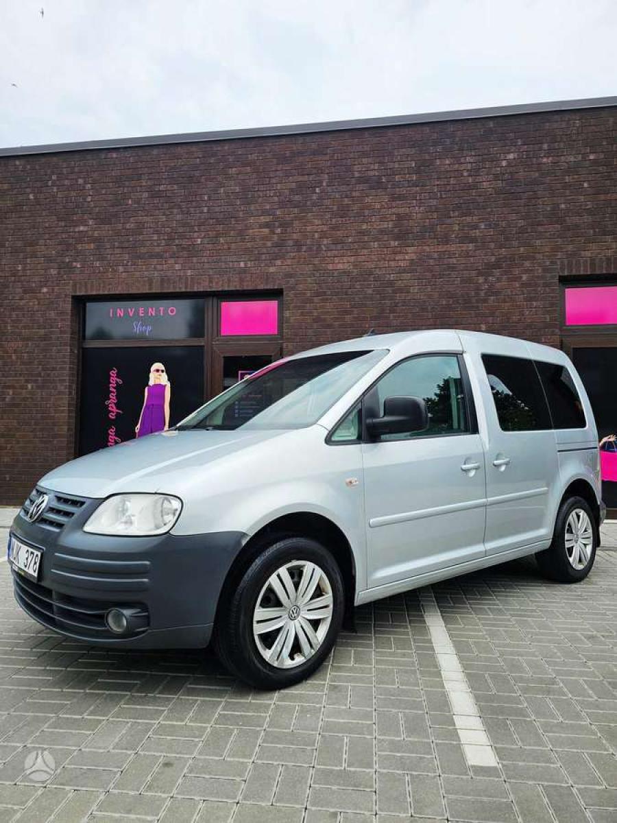Grey Volkswagen Caddy 2009 in Kaisiadorys, with an engine capacity of 1.90 L and mileage of 399 thousand km for 3750 €, photo 13 on AUTOMOTO.COM.LV