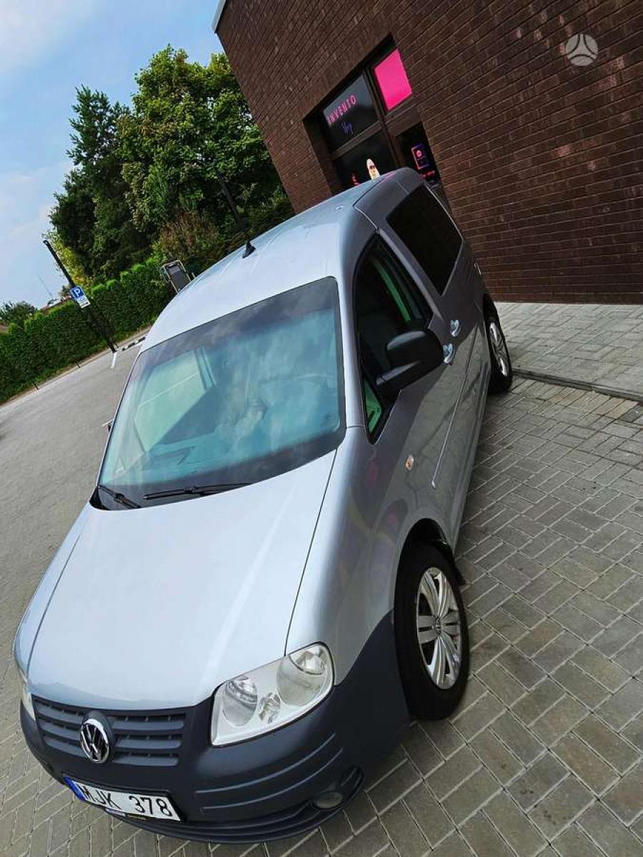 Grey Volkswagen Caddy 2009 in Kaisiadorys, with an engine capacity of 1.90 L and mileage of 399 thousand km for 3750 €, photo 14 on AUTOMOTO.COM.LV