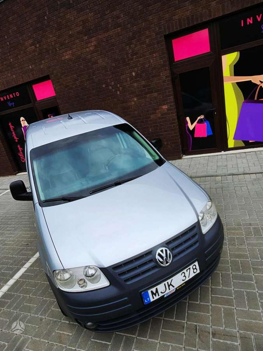 Grey Volkswagen Caddy 2009 in Kaisiadorys, with an engine capacity of 1.90 L and mileage of 399 thousand km for 3750 €, photo 24 on AUTOMOTO.COM.LV