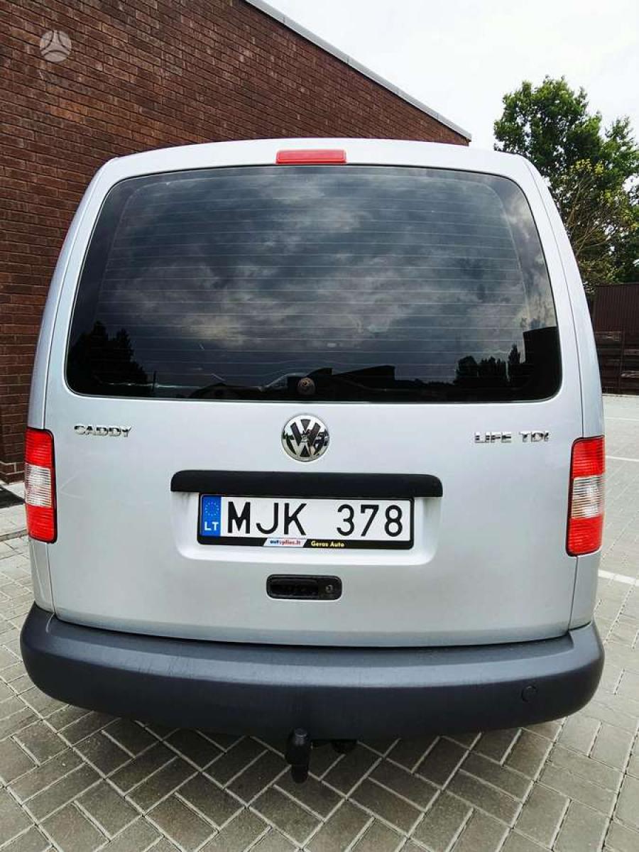 Grey Volkswagen Caddy 2009 in Kaisiadorys, with an engine capacity of 1.90 L and mileage of 399 thousand km for 3750 €, photo 27 on AUTOMOTO.COM.LV