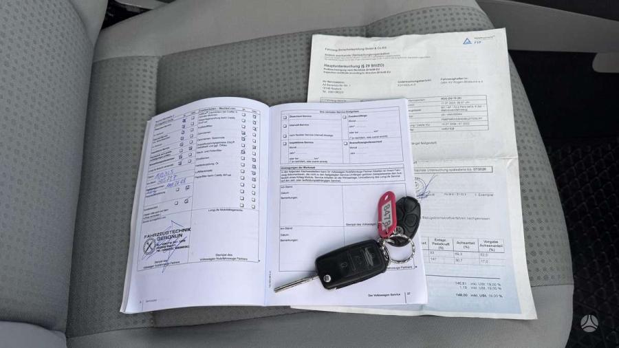 Серый Фольксваген Кадди 2009 в Кельме, объемом двигателя 2.00 л и пробегом 298 тыс. км за 6900 €, фото 22 на AUTOMOTO.COM.LV
