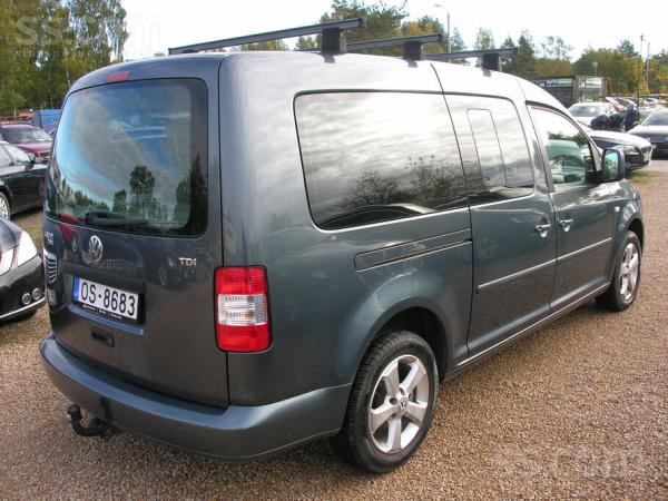 Pelēks Volkswagen Caddy 2009 Rīga, ar dzinēja tilpumu 1.90 L un nobraukumu 0 tūkst. km par 5800 €, foto 4 vietnē AUTOMOTO.COM.LV