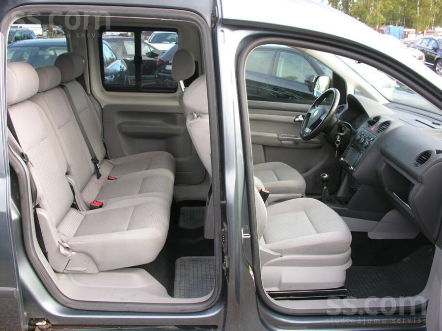 Pelēks Volkswagen Caddy 2009 Rīga, ar dzinēja tilpumu 1.90 L un nobraukumu 0 tūkst. km par 5800 €, foto 8 vietnē AUTOMOTO.COM.LV