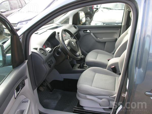Pelēks Volkswagen Caddy 2009 Rīga, ar dzinēja tilpumu 1.90 L un nobraukumu 0 tūkst. km par 5800 €, foto 10 vietnē AUTOMOTO.COM.LV