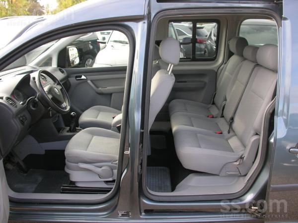 Pelēks Volkswagen Caddy 2009 Rīga, ar dzinēja tilpumu 1.90 L un nobraukumu 0 tūkst. km par 5800 €, foto 11 vietnē AUTOMOTO.COM.LV