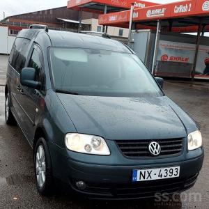 Grey Volkswagen Caddy 2010 in Riga, with an engine capacity of 1.90 L and mileage of 410 thousand km for 4850 €, photo 2 on AUTOMOTO.COM.LV